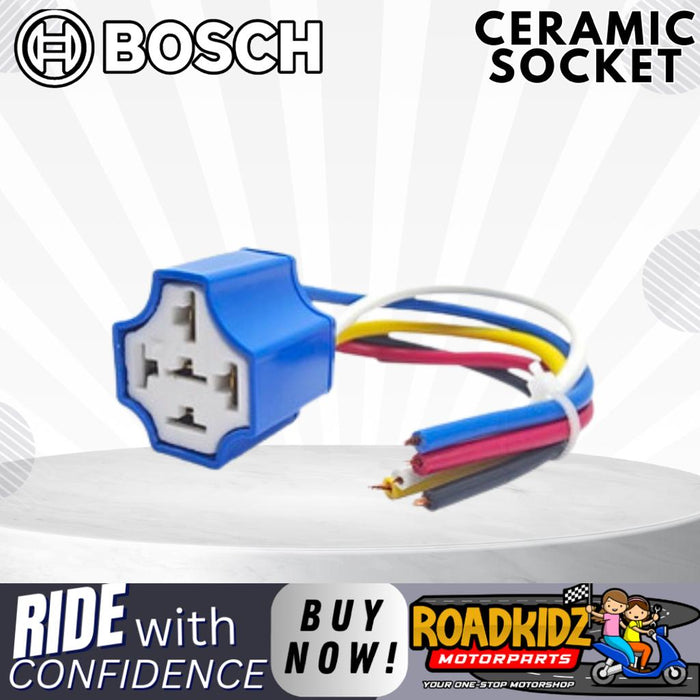 12V Bosch Relay with Socket for Automotive Applications — RoadKidz ...